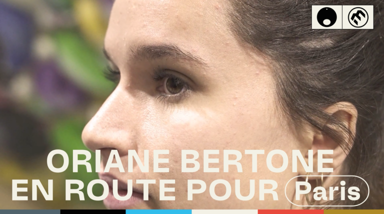 Oriane Bertone en route pour Paris - FFME